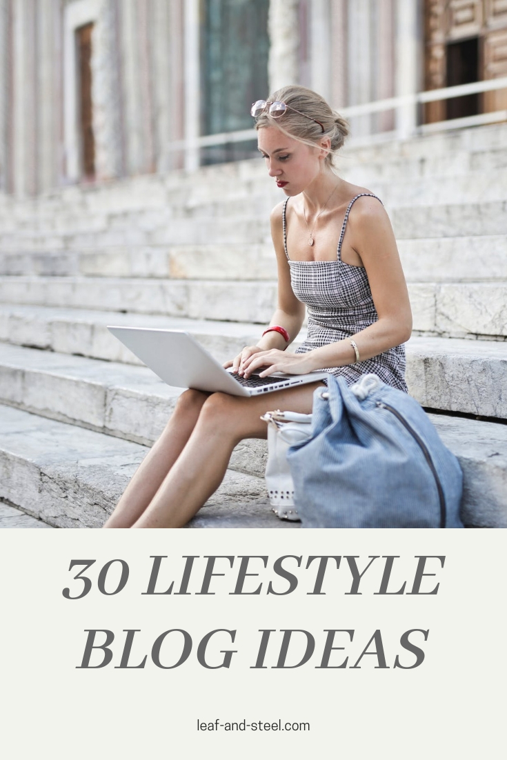 30 Writing Prompts/Blog Post Ideas - Leaf and Steel