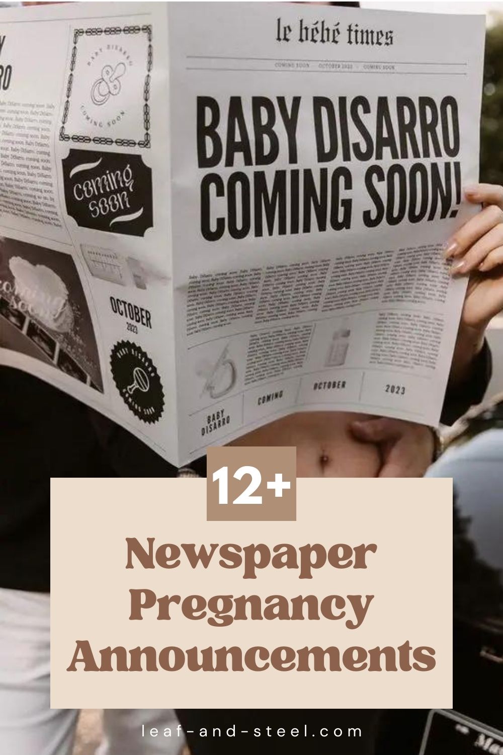 12+ Newspaper Pregnancy Announcements - Leaf and Steel